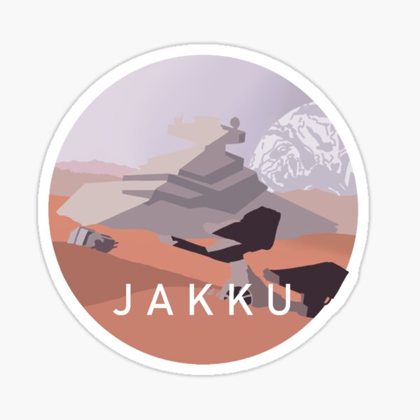 "Jakku" Sticker for Sale by sxbinxms | Redbubble