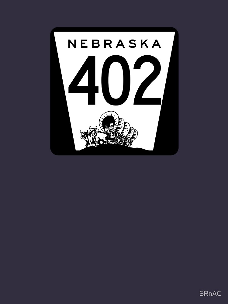 "Nebraska State Route 402 (Area Code 402)" T-shirt for Sale by SRnAC ...