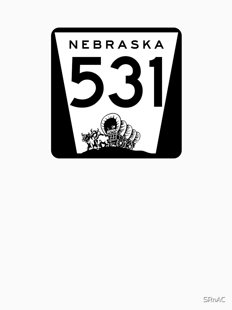 "Nebraska State Route 531 (Area Code 531)" T-shirt for Sale by SRnAC ...