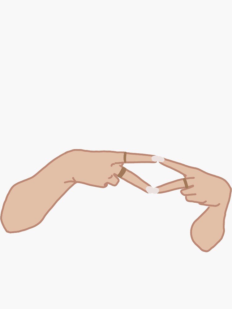 "ADPi hand sign" Sticker for Sale by carrielligraphy | Redbubble