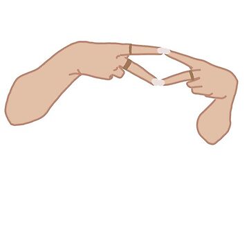 "ADPi hand sign" Sticker for Sale by carrielligraphy | Redbubble