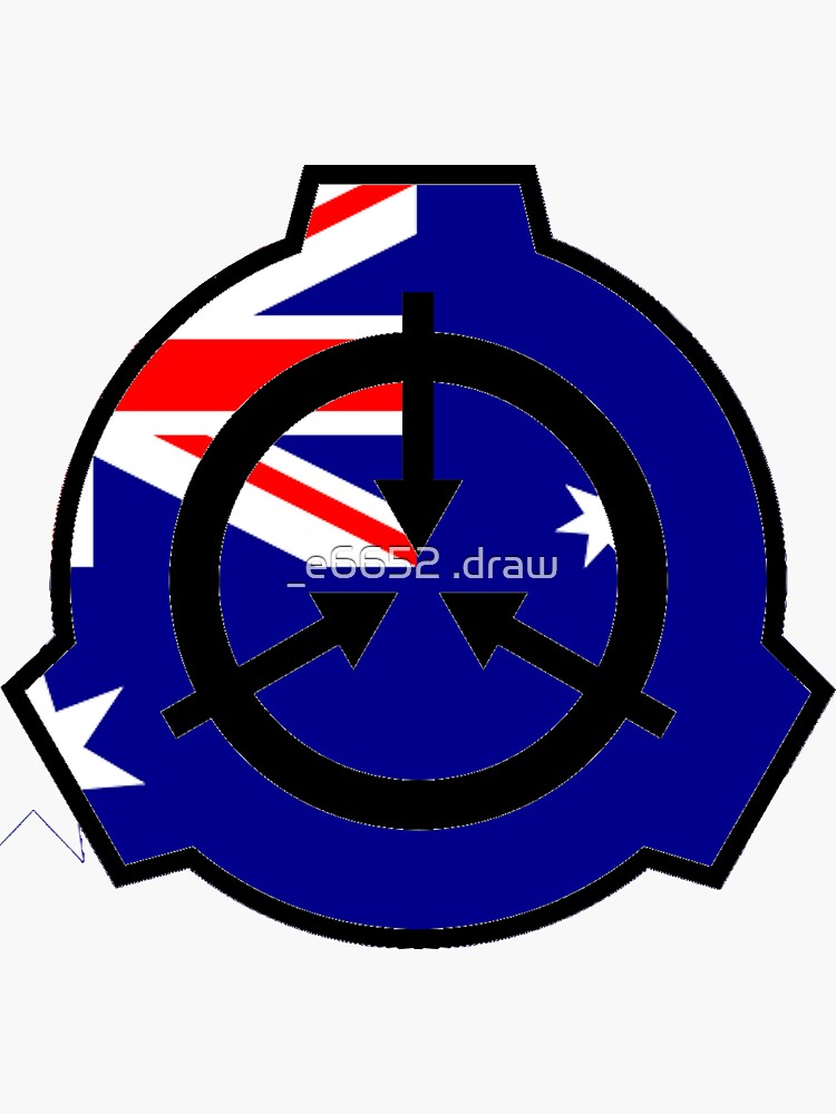 "SCP Foundation: Australian Branch" Sticker for Sale by ennio01 | Redbubble