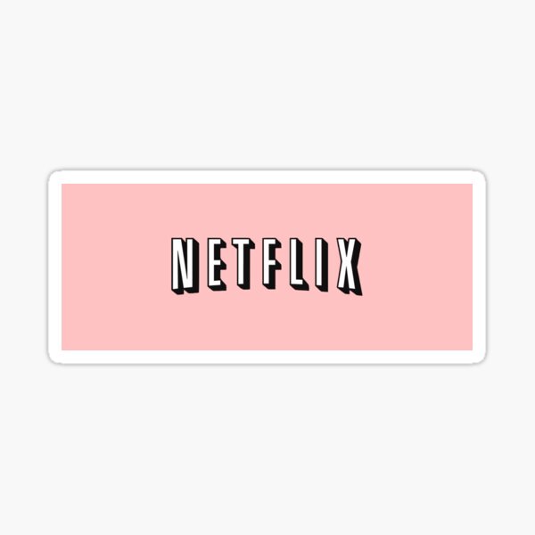 "netflix" Sticker for Sale by kimberlywang | Redbubble