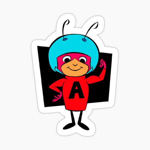 Atom Ant Stickers Redbubble