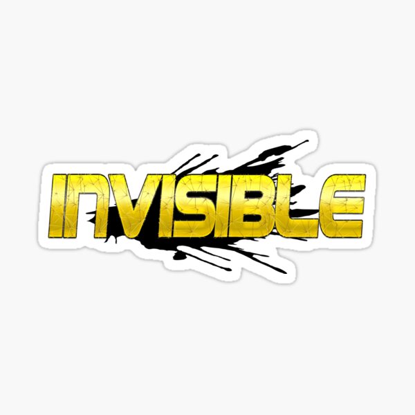 "Invisible" Sticker for Sale by MahmoudMo | Redbubble