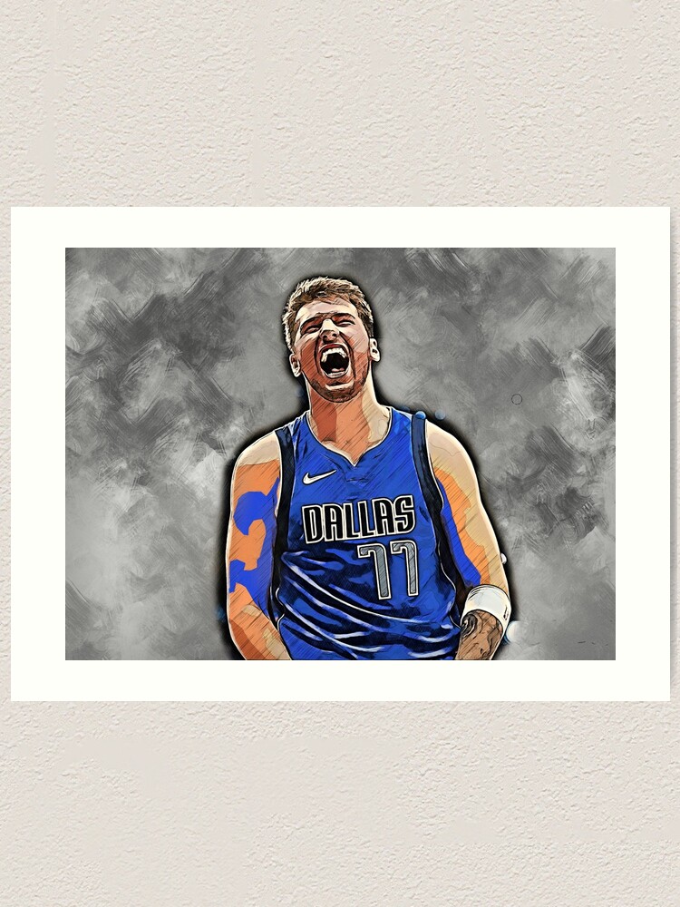 "Luka Doncic Artwork - Smoke " Art Print for Sale by oliverkunovski ...