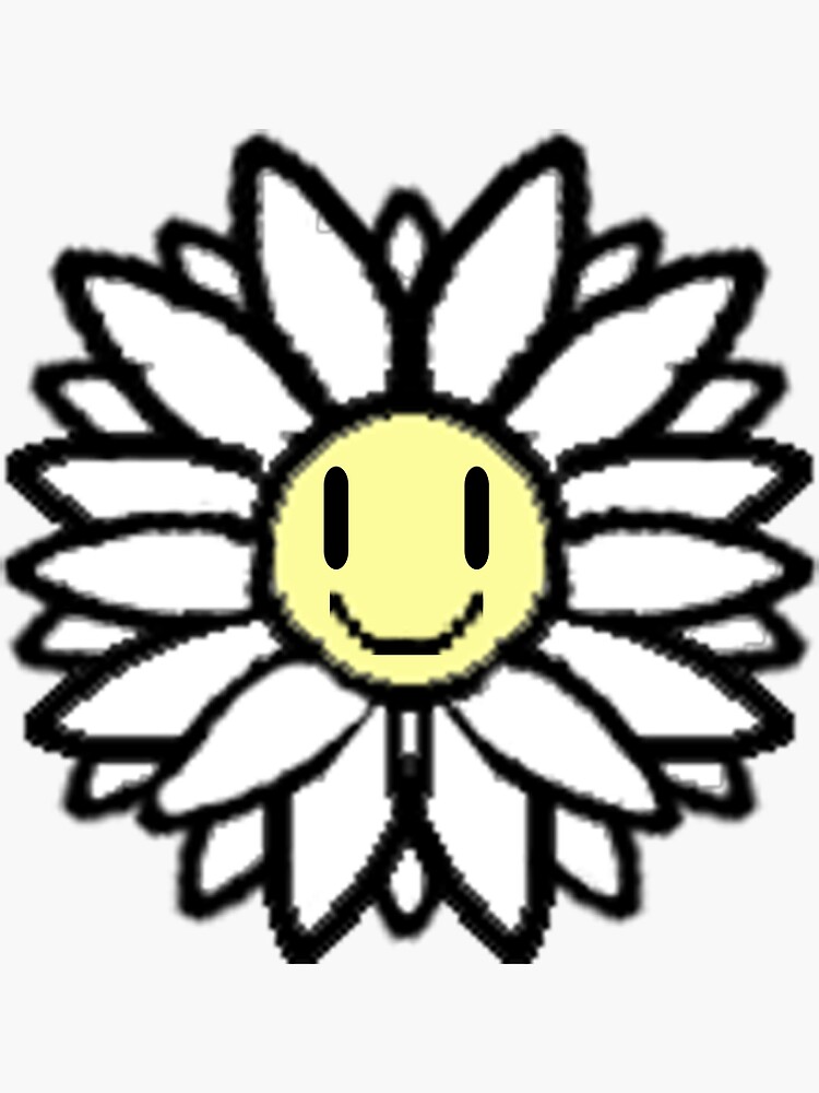 " smiley daisy" Sticker for Sale by hilaX | Redbubble