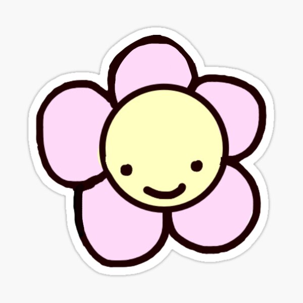 "Cute Flower Doodle" Sticker by beebrody | Redbubble