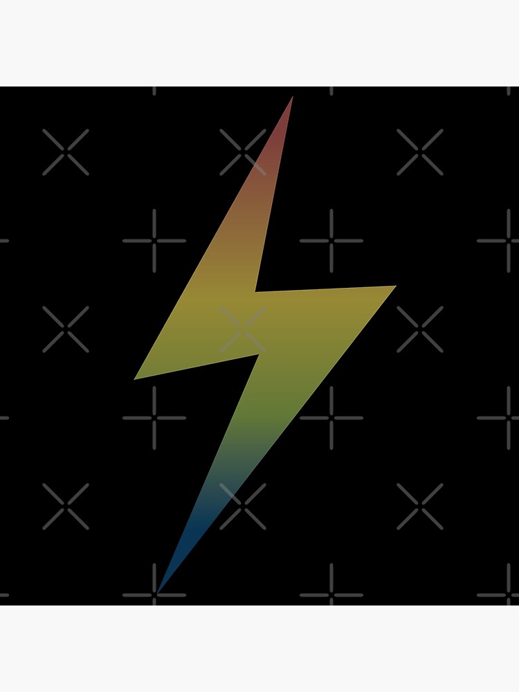 "Rainbow Lightning Bolt" Poster by Stickerfy1 | Redbubble