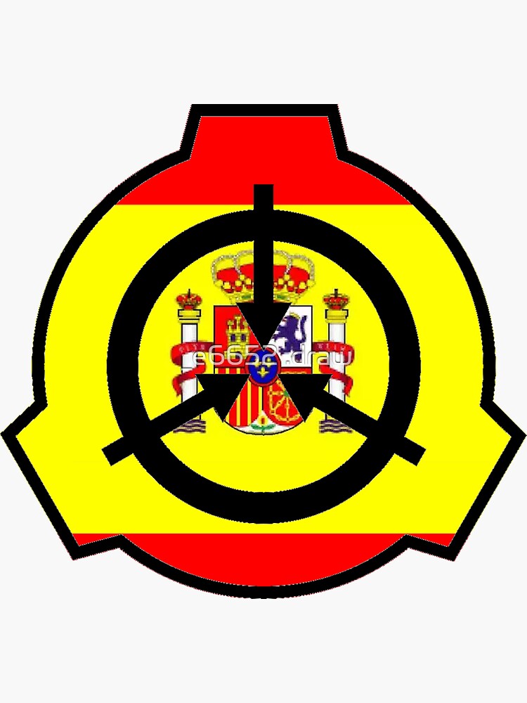 Pegatina «Fundación SCP: sucursal española» de ennio01 | Redbubble