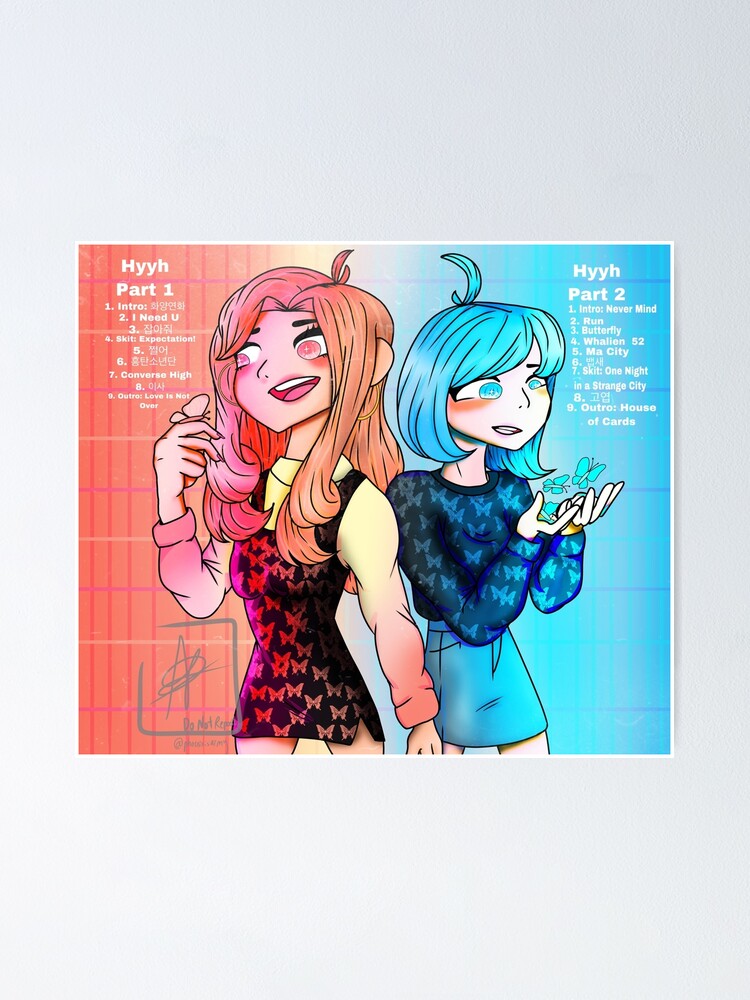 "BTS Hyyh Albums " Poster by Phoenixisarmy | Redbubble