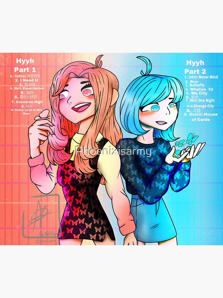 "BTS Hyyh Albums " Sticker by Phoenixisarmy | Redbubble