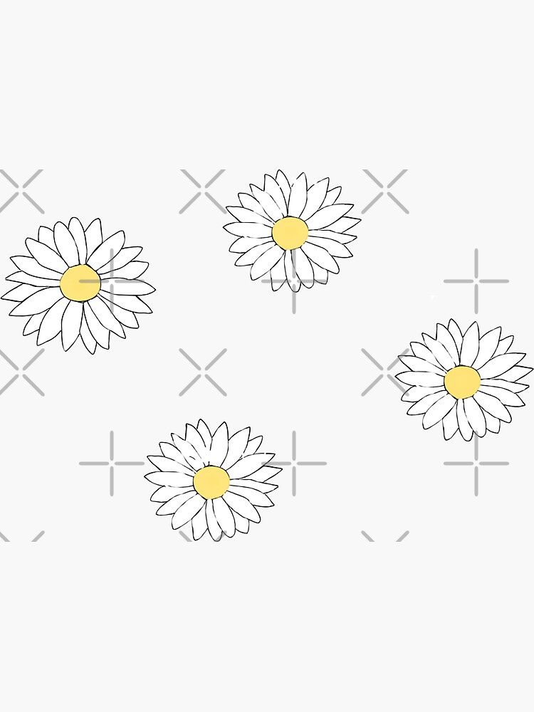 "Daisy Sticker Pack" Sticker for Sale by laurenmblad | Redbubble