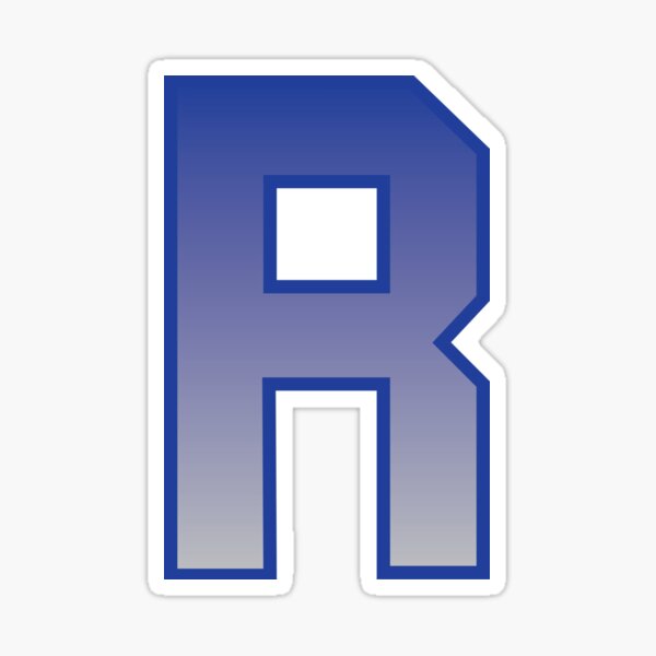 "Varsity Letter - R" Sticker for Sale by creampuffles | Redbubble