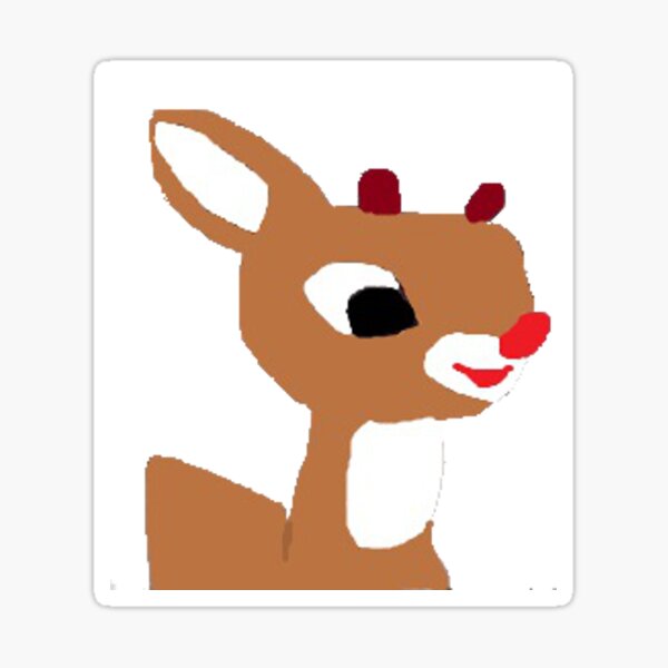 "Rudolph" Sticker for Sale by PunkxCass | Redbubble