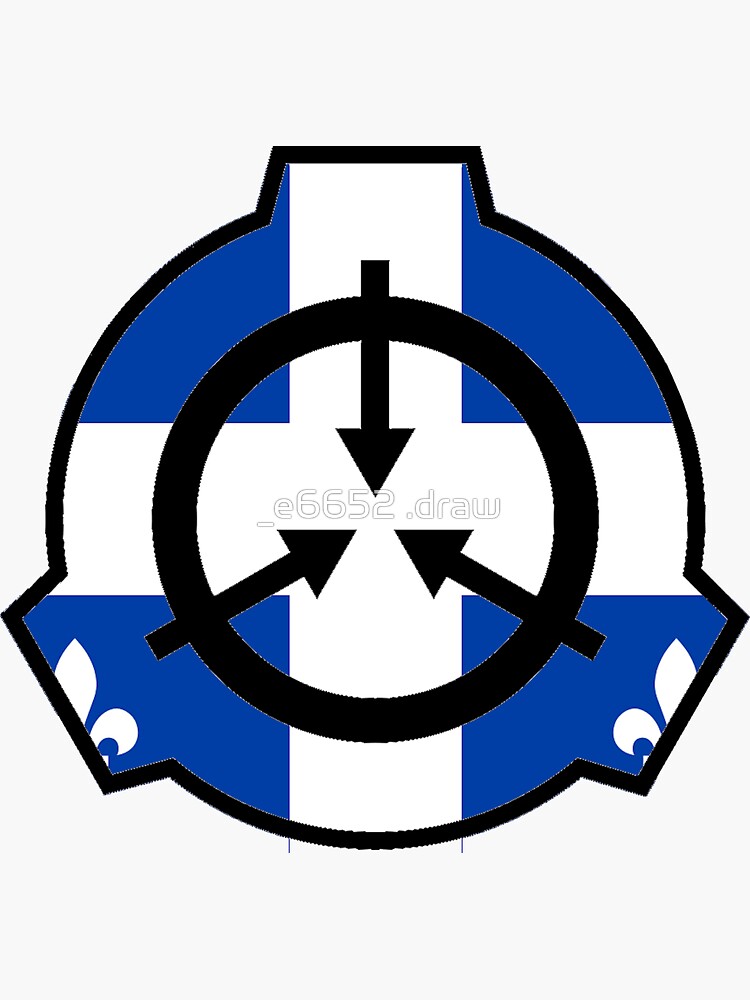 "SCP Foundation: Quebec branch" Sticker for Sale by ennio01 | Redbubble