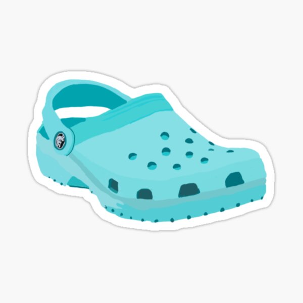 "Aesthetic blue croc" Sticker for Sale by delaneyhorner | Redbubble