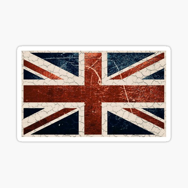 "rul Britannia / English flag," Sticker for Sale by Art-Istin-See ...