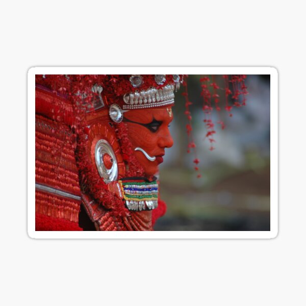 "Theyyam - The tribal dance in Kerala, India." Sticker for Sale by ...