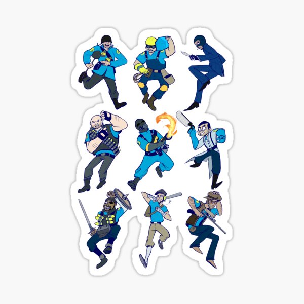 "Team Fortress 2" Sticker for Sale by hijinxx | Redbubble