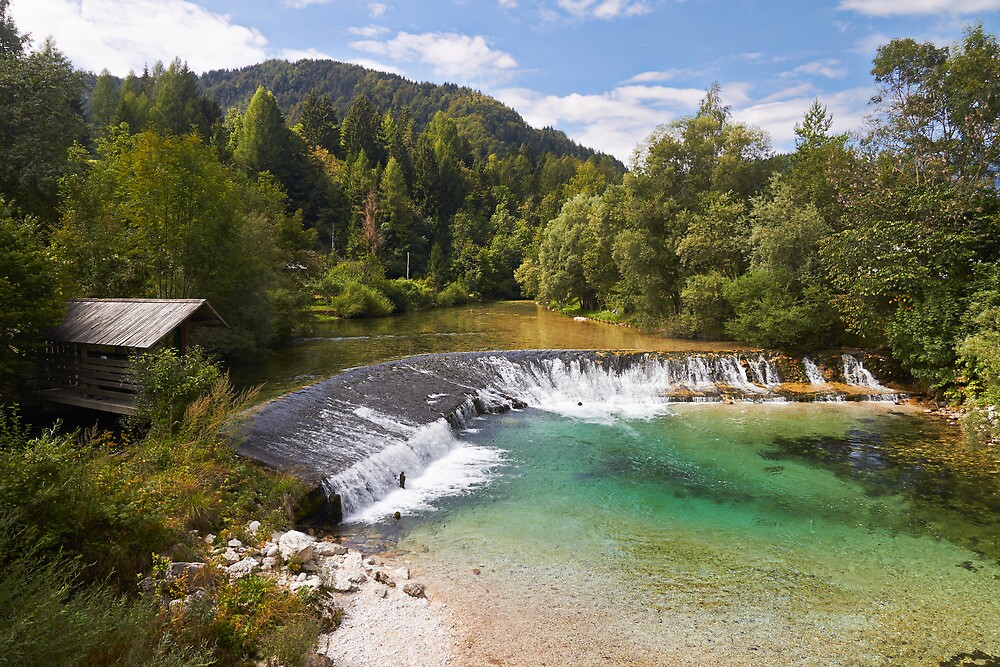 "Radovna river scenery, Slovenia" by Vladimir Rudyak | Redbubble