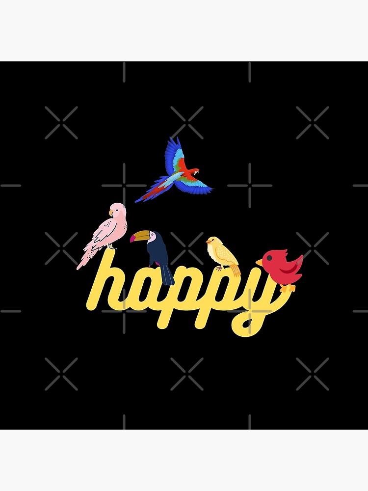 "Happy Birds Fun Design" Poster for Sale by Zibidee | Redbubble