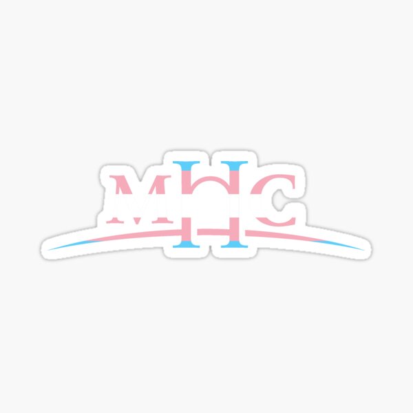 "Trans MHC (style A)" Sticker for Sale by figpeep | Redbubble