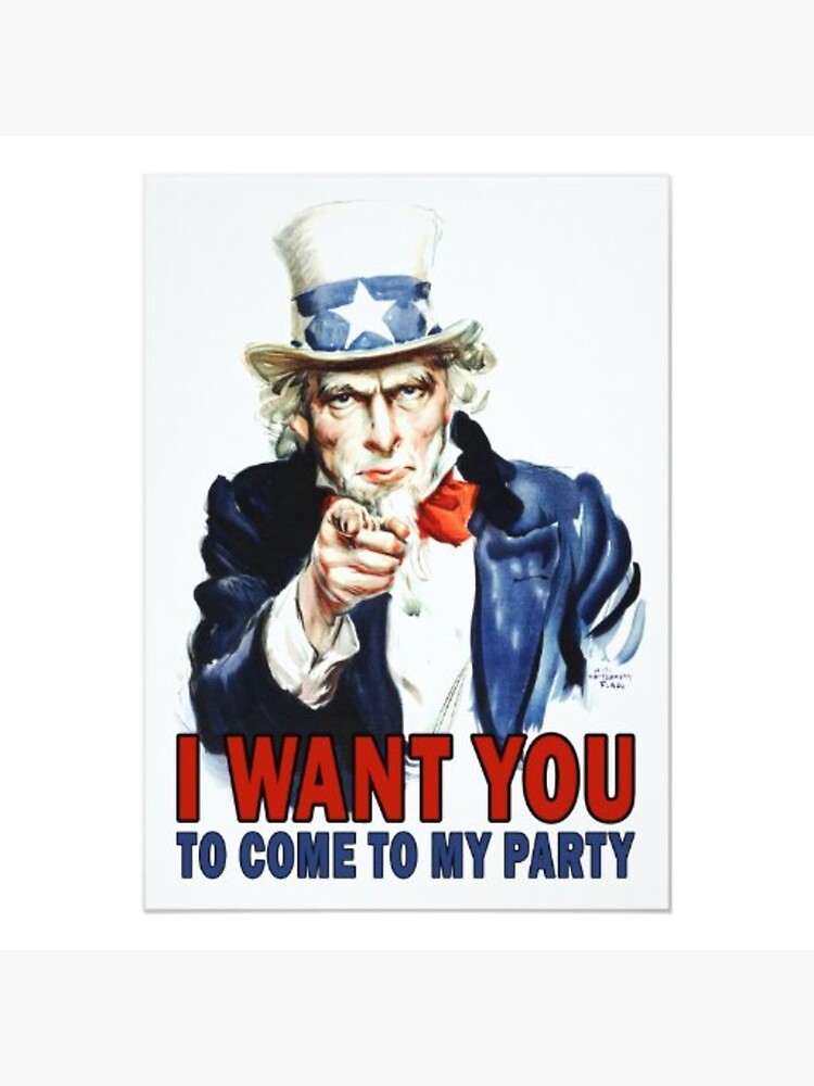 Uncle Sam Poster Memes Uncle Sam Funny Posters For Sale | Redbubble