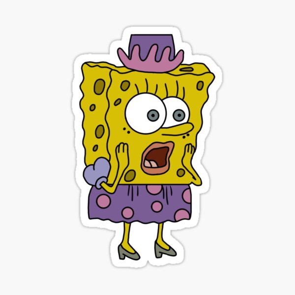 "SpongeBob Meme" Sticker by rosyhsop | Redbubble
