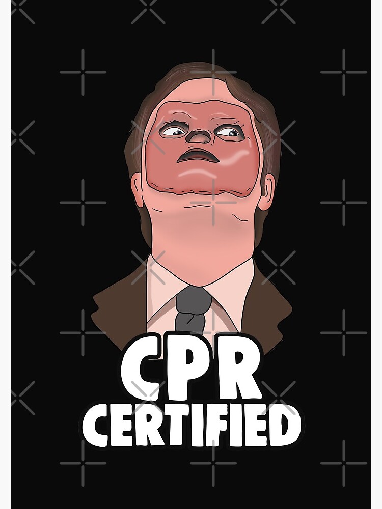 "The Office Memes: Dwight CPR Certified" Spiral Notebook by Barnyardy ...