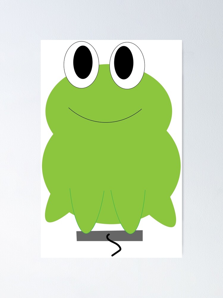 "Gamer Frog" Poster for Sale by MrGuin | Redbubble