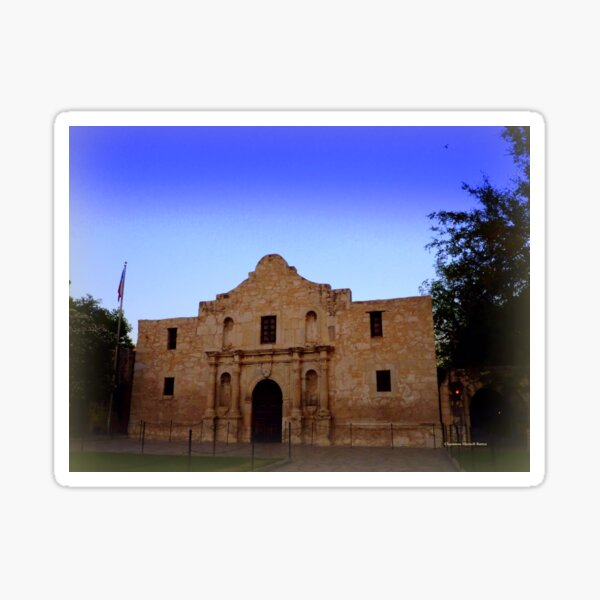 "The Alamo" Sticker by Sita | Redbubble