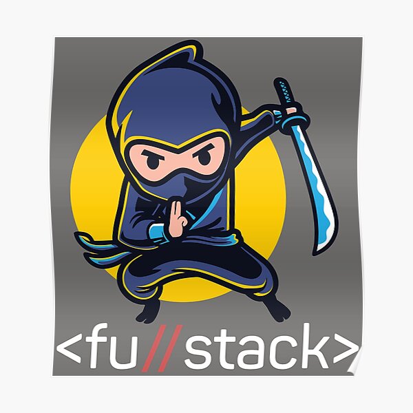 "full stack web developer" Poster by digijob | Redbubble