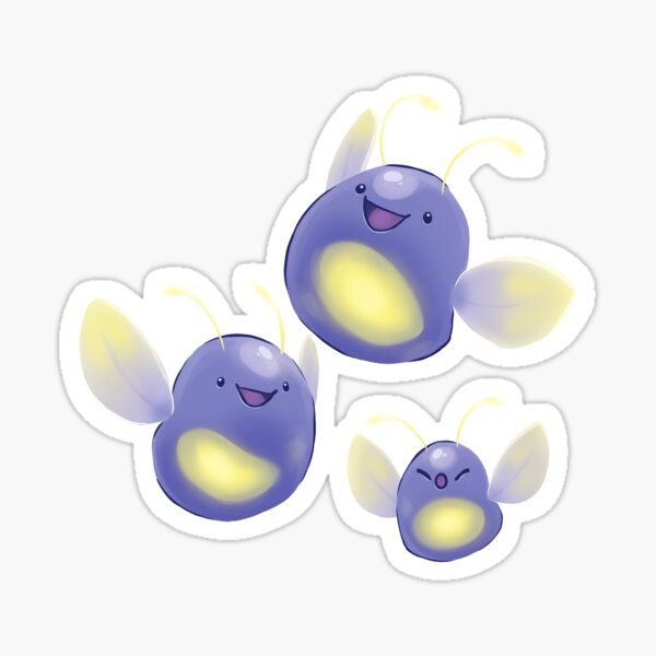 "Phosphor Slimes!" Sticker for Sale by rainfinch | Redbubble