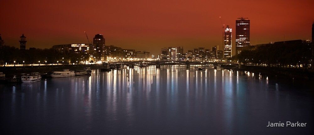 "River Thames with Rich Colour" by Jamie Parker | Redbubble