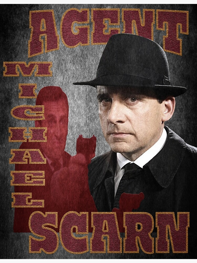 "Agent Michael Scarn - Bootleg Michael Scott" Art Print by Kevinartt ...