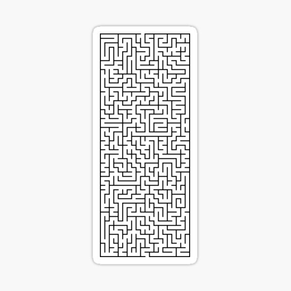 "Maze" Sticker by arrowroses | Redbubble