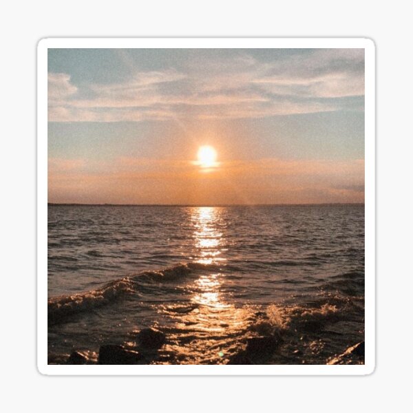 "Sunset Sticker" Sticker by Dhuffer | Redbubble