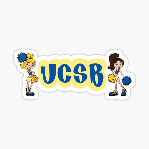 "ucsb bratz dolls" Sticker by madsnicole829 | Redbubble