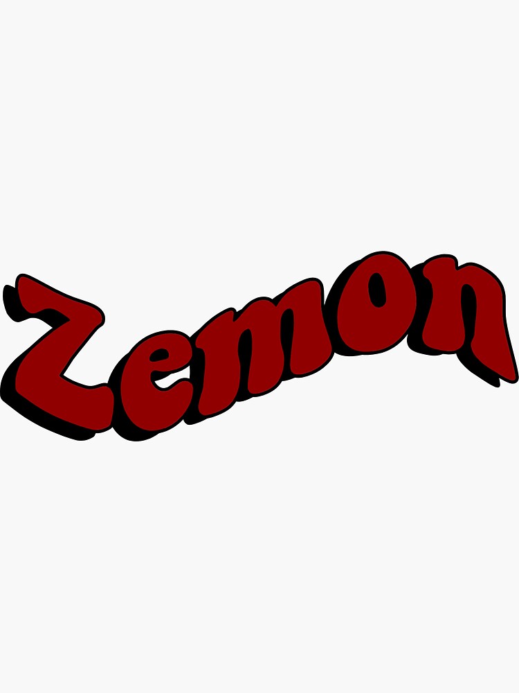 "Zemon" Sticker for Sale by kc0599 | Redbubble