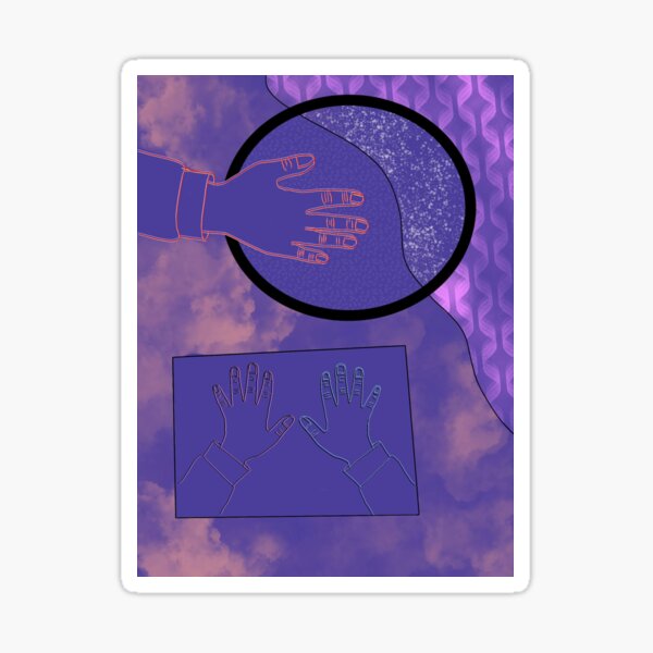 "purple fog" Sticker by misslindsakinss | Redbubble