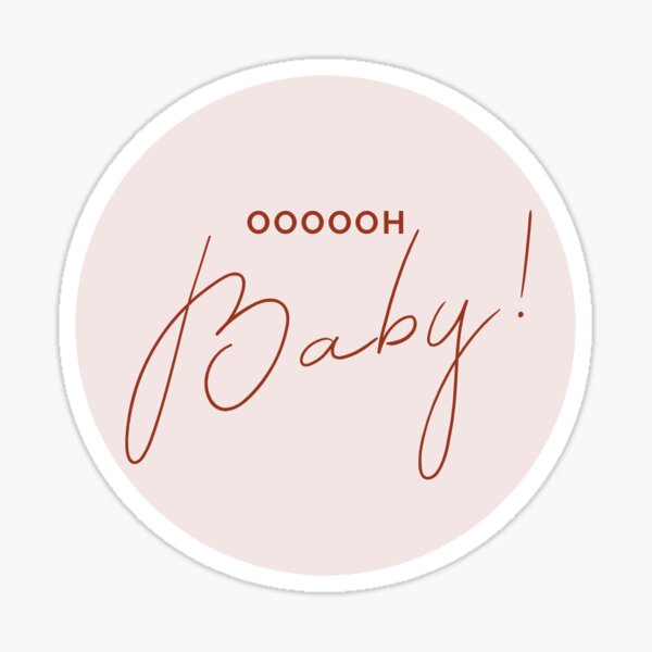"oooooh baby pink sticker" Sticker by toridebord | Redbubble
