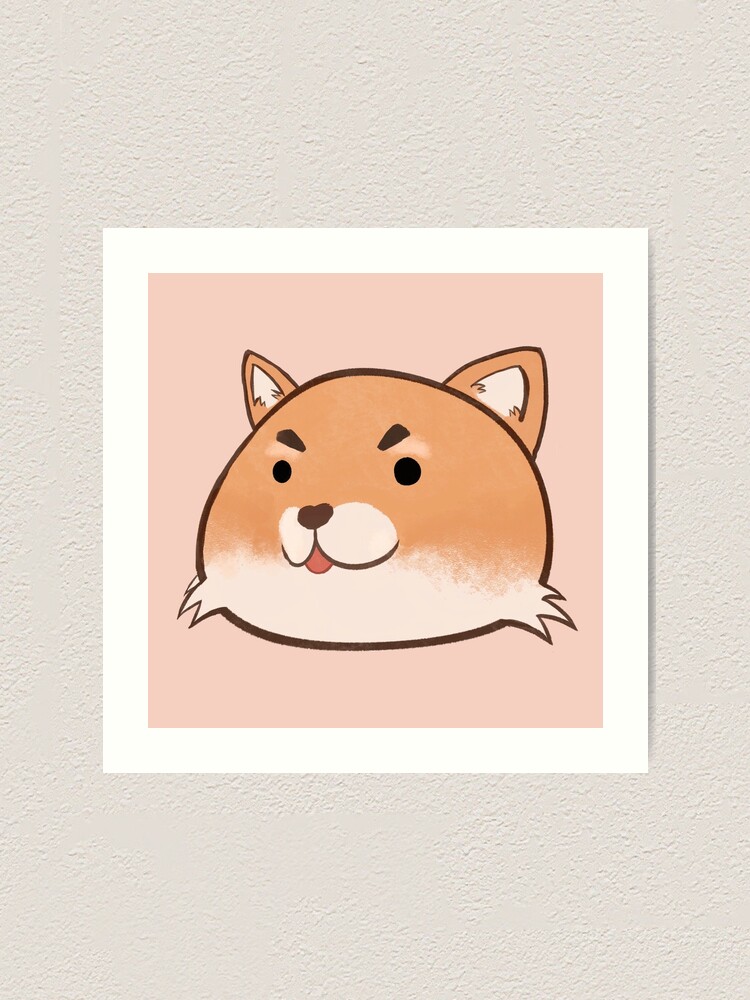 "Angry Shibe" Art Print by amynichollsart | Redbubble