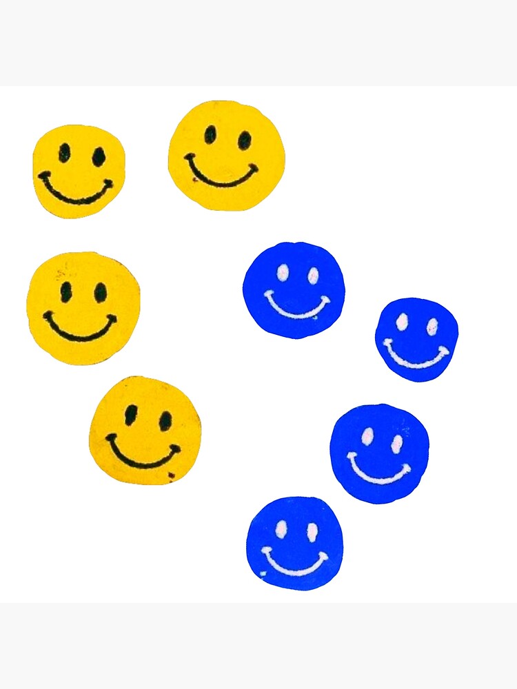 "Smiley face sticker pack" Poster by noorsstickers | Redbubble
