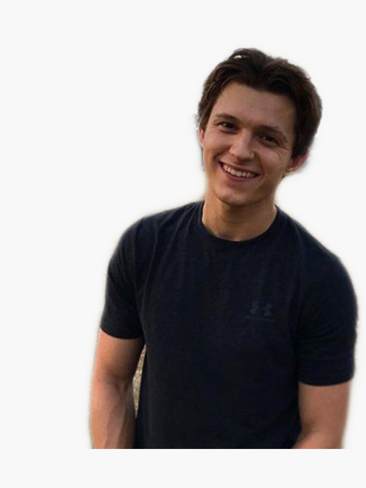 "Tom Holland Smiling " Sticker for Sale by drovenove | Redbubble