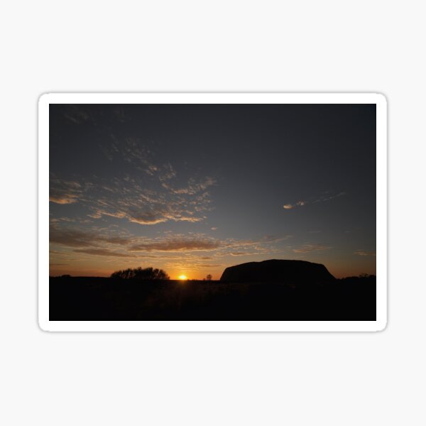 "Uluru Sunrise, Australia 20190908" Sticker by muz2142 | Redbubble