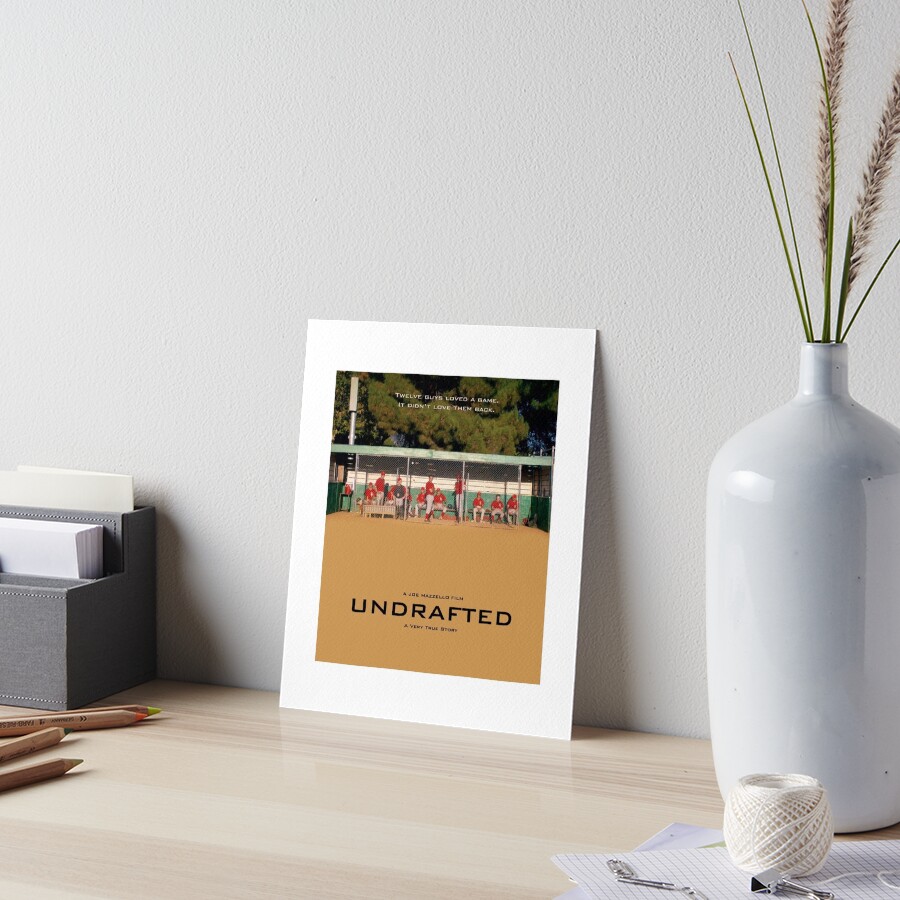 "Undrafted " Art Board Print by MazzelloMafia1 | Redbubble