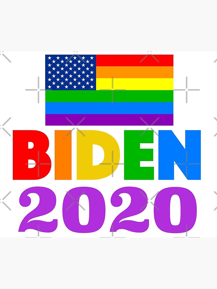 "Rainbow Biden 2020 Gay Pride" Poster for Sale by elishamarie28 | Redbubble