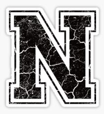 Letter N Stickers | Redbubble