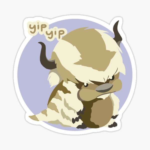 "Yip Yip!" Sticker for Sale by leahmeily | Redbubble